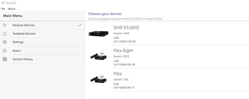 Device Console – miniDSP 日本唯一の正規販売サイト